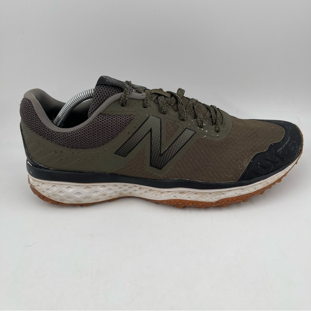 New Balance Men’s Green Black Trail Running Shoes Sne… - Gem